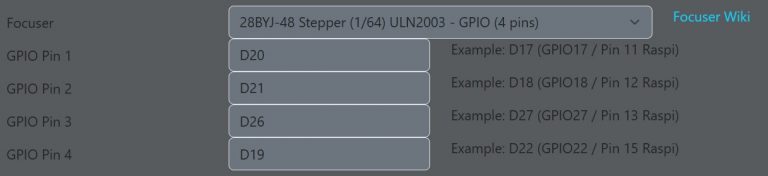 INDI Allsky configuration - Titan Astro